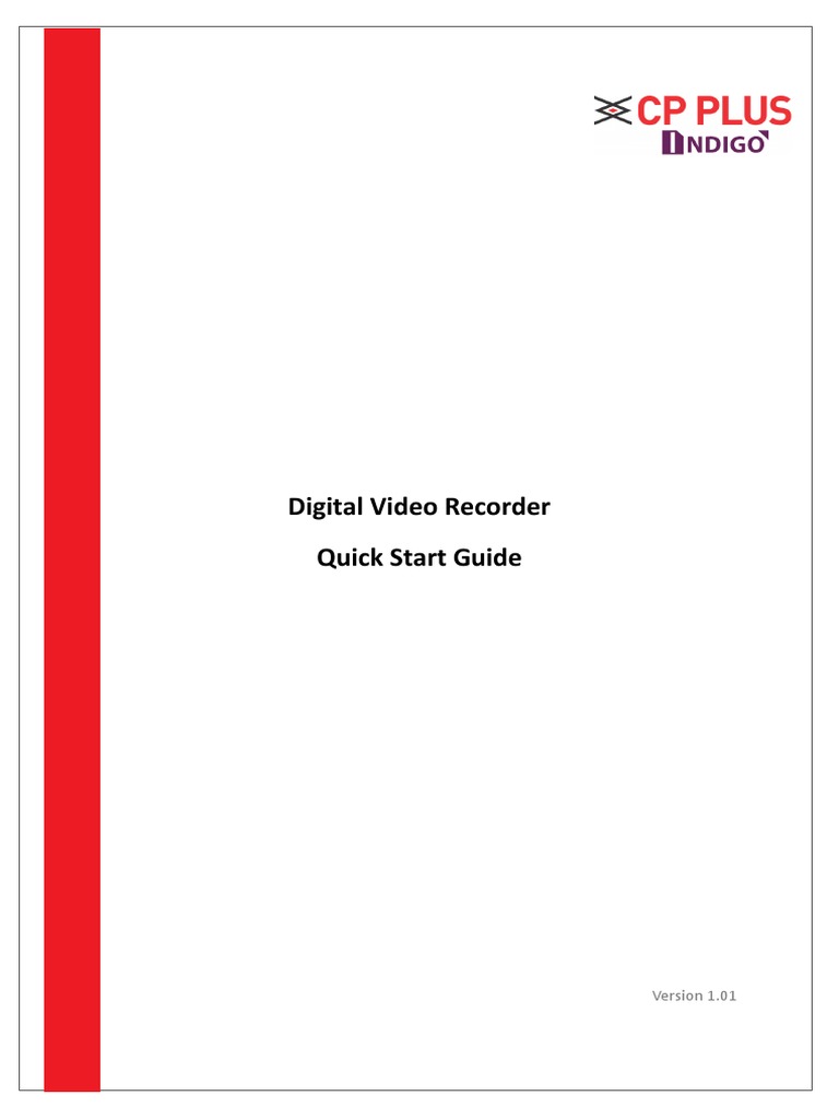 Indigo DVR Quick Start Guide | PDF | Video | Usb