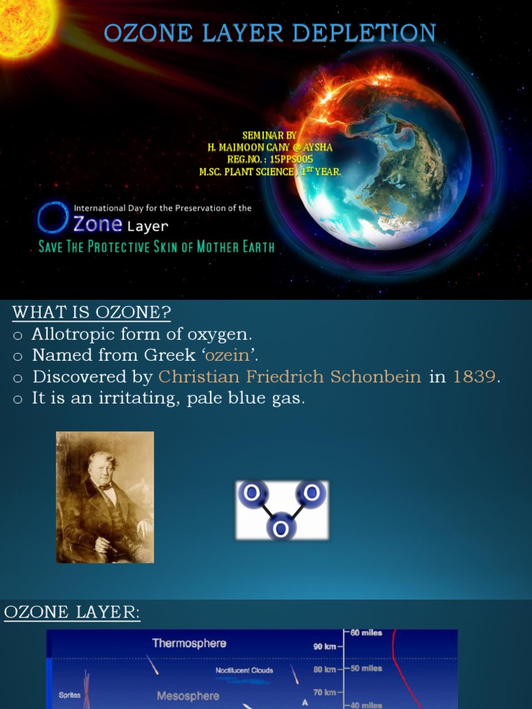 Ozone Layer Depletion | PDF | Ozone Depletion | Environmental Issues