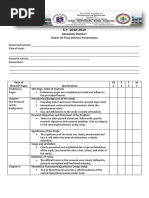 Poster Judging Criteria Guide | PDF | Scientific Method | Research Methods
