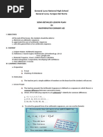Detailed Lesson Plan - Arithmetic Sequence | PDF | Critical Thinking | Arithmetic