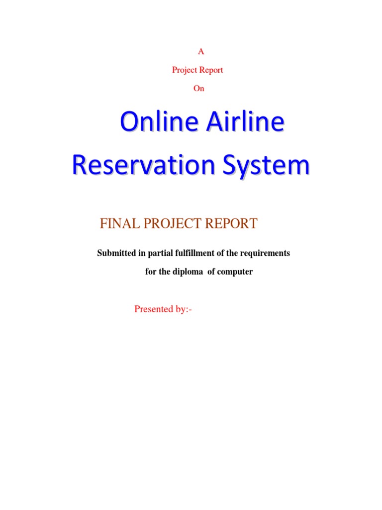 Airline Reservation Report | PDF | Software Testing | Eclipse (Software)