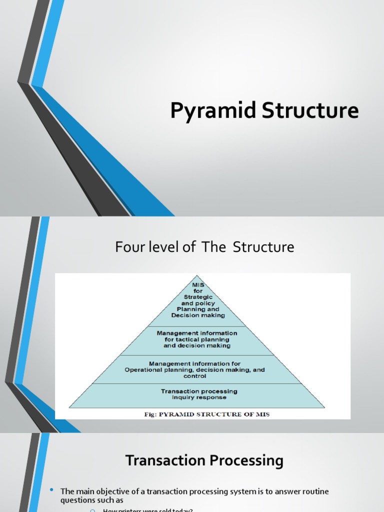 Pyramid Structure of MIS | PDF