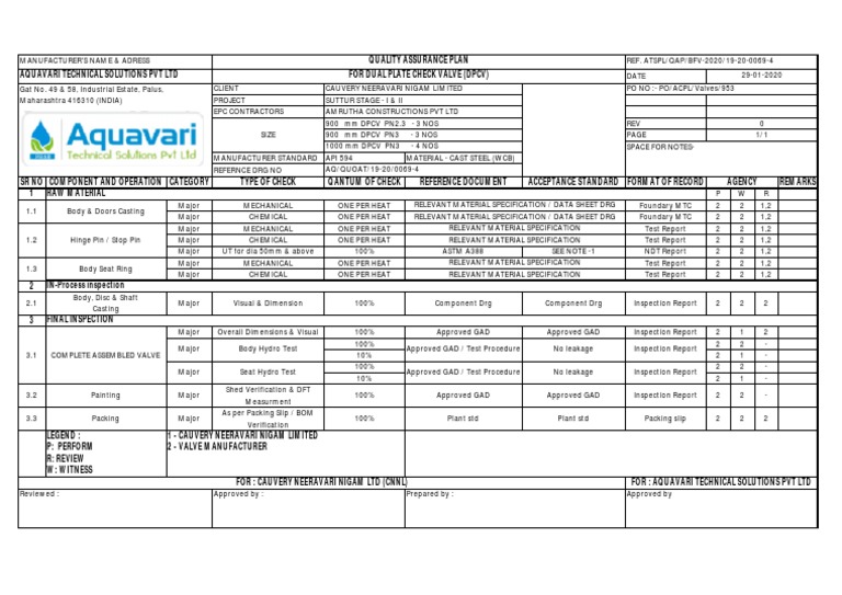 Qap - DPCV | PDF | Specification (Technical Standard) | Building Engineering