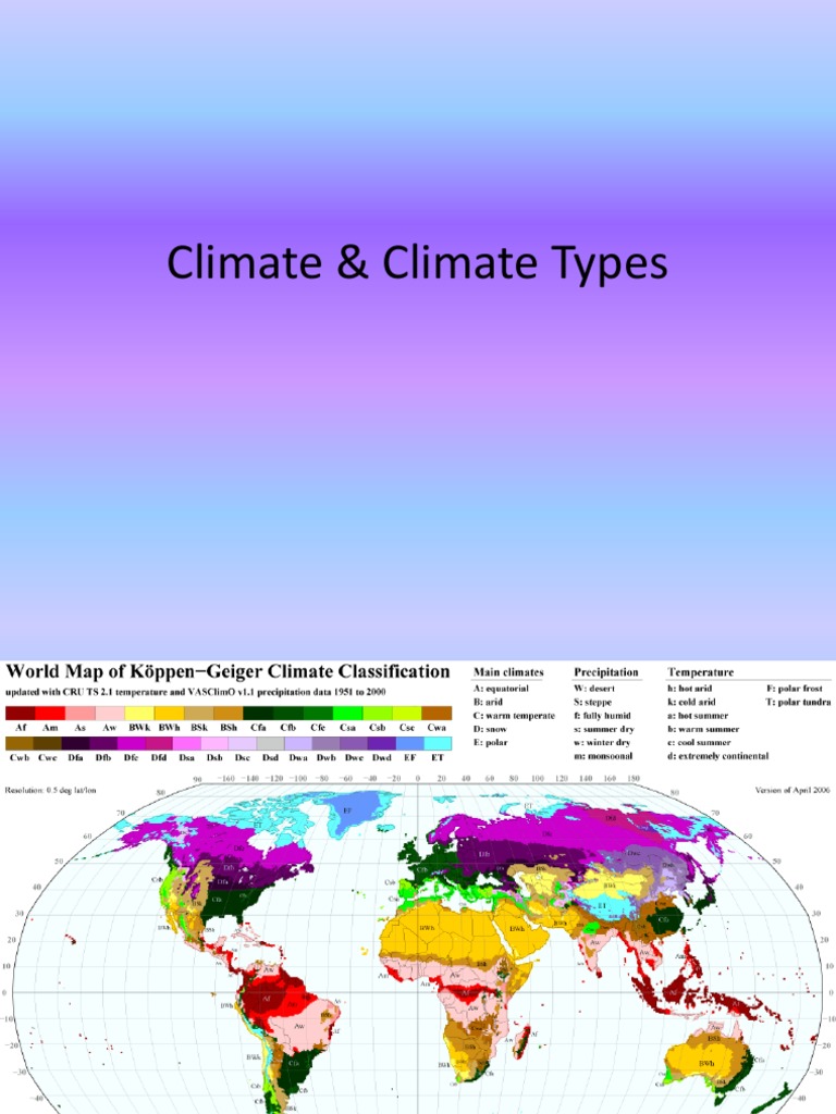 Climate & Climate Types | PDF | Oceanic Climate | Climate