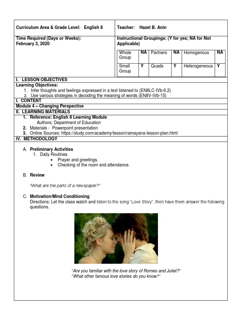 (PDF) Lesson Plan - The Ramayana PDF | PDF | Sita | Rama