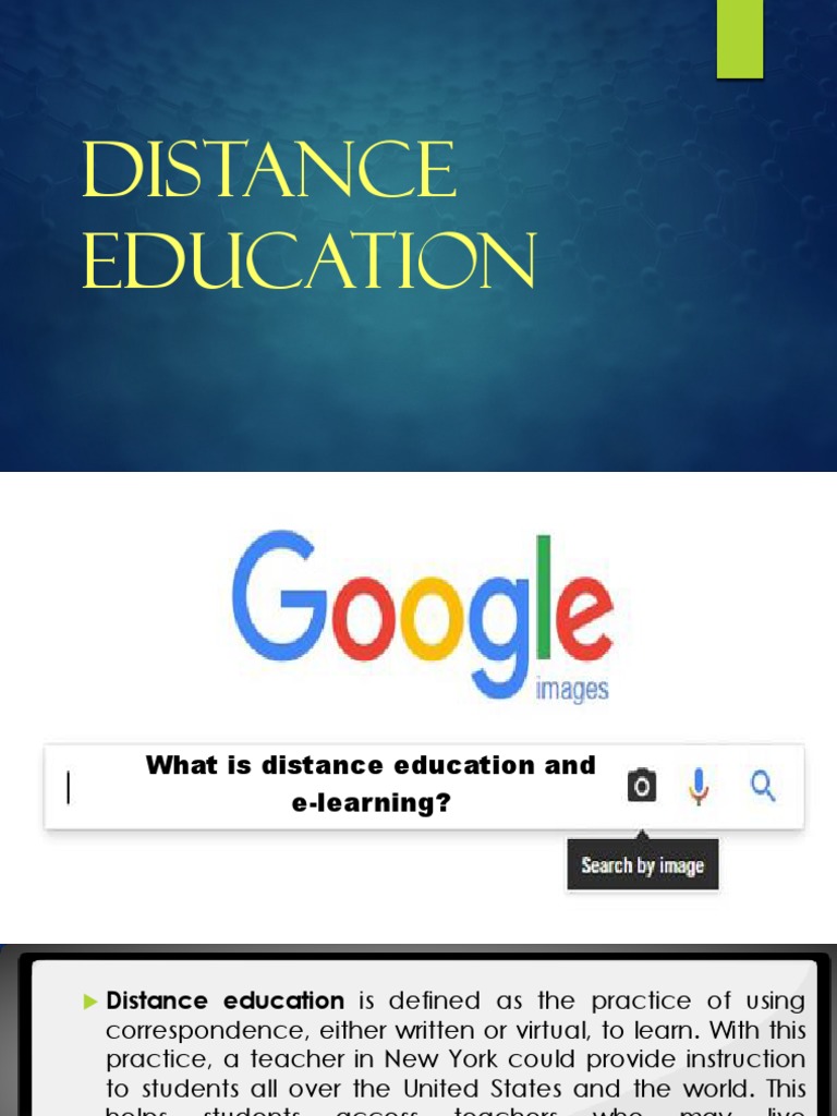 Distance Ed | PDF | Distance Education | Educational Technology