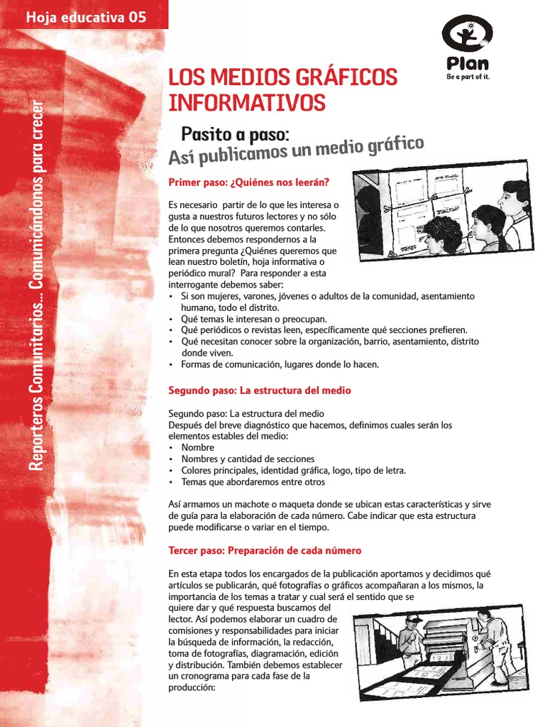Cartilla 5: LOS MEDIOS GRÁFICOS INFORMATIVOS | PDF | Diseño de página ...