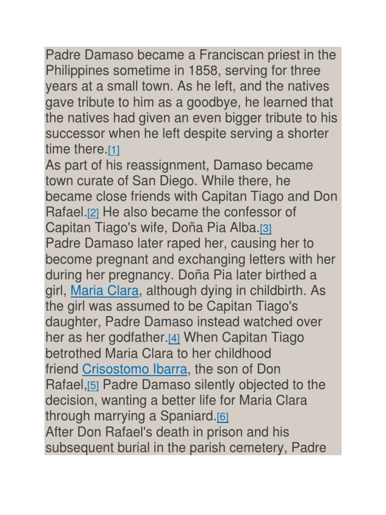 Life of Padre Damaso | PDF