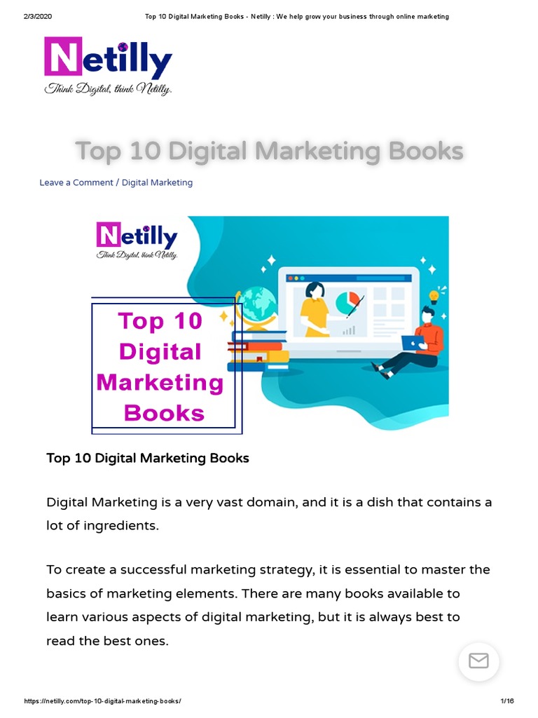 Top 10 Digital Marketing Books | PDF | Digital Marketing | Social Media ...