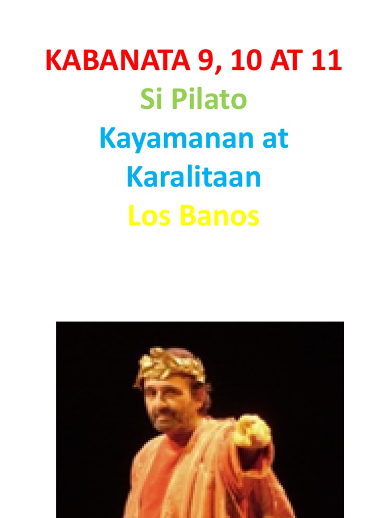 Kabanata 9, 10 at 11 | PDF