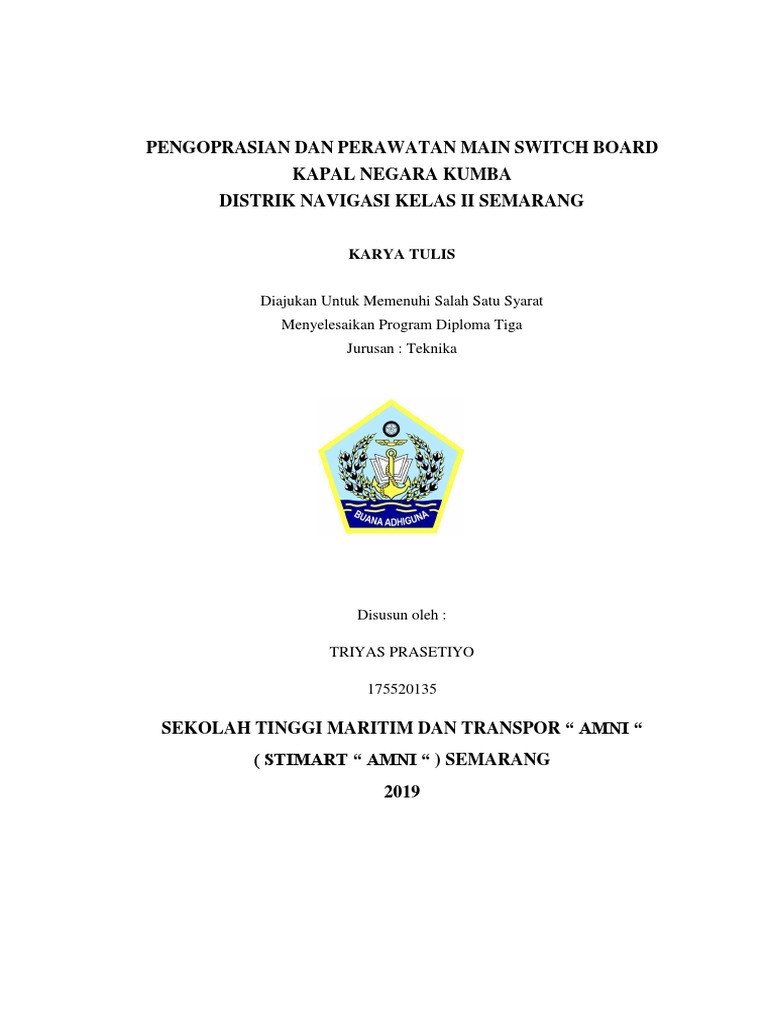 REVISI Cover KTI 1 | PDF