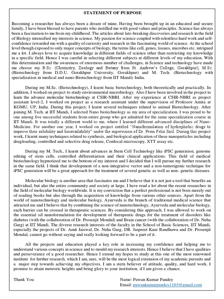 SOP Final | PDF | Biotechnology | Nanotechnology