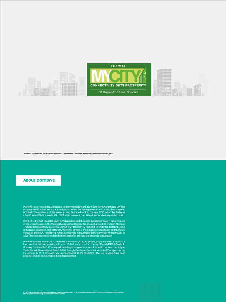 Runwal e Brochure PDF | PDF | Lease | Contractual Term