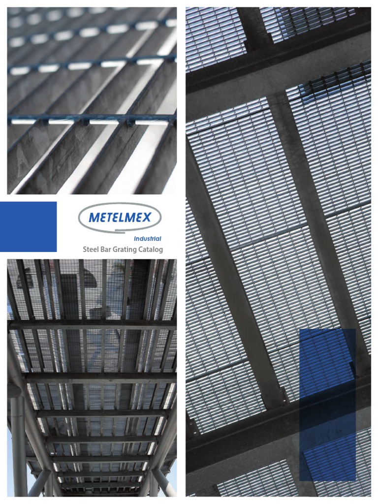 Steel Bar Grating Catalog Metelmex | PDF | Metal Fabrication ...