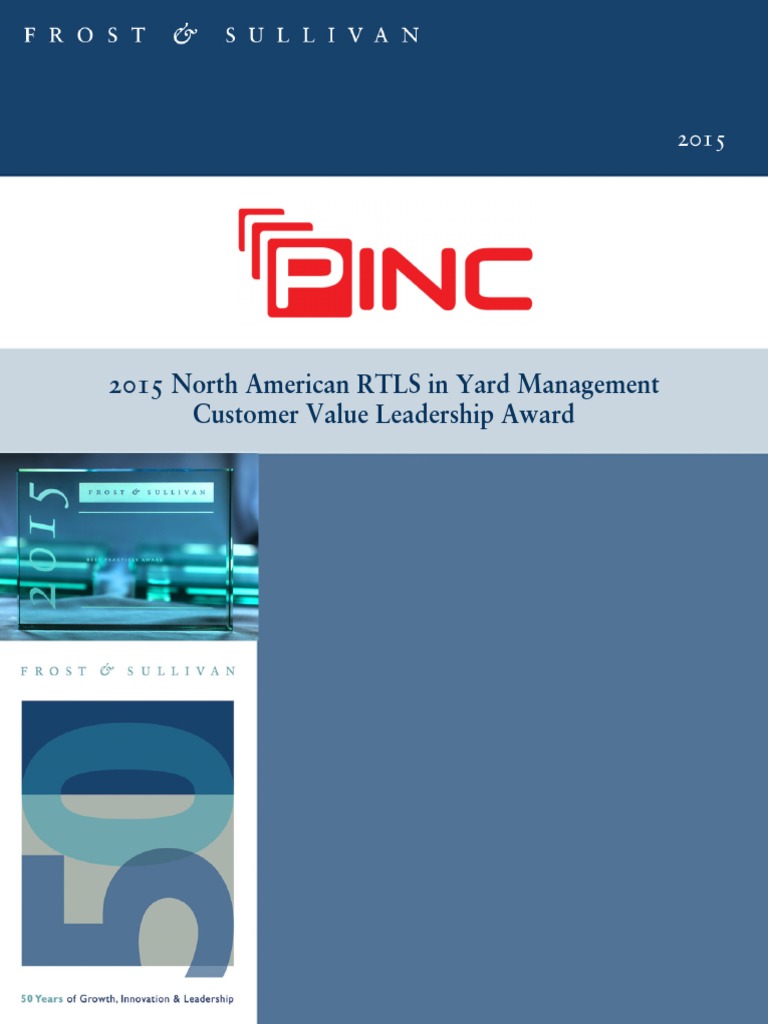 PINC Solutions Award Frost | PDF | Supply Chain | Radio Frequency ...