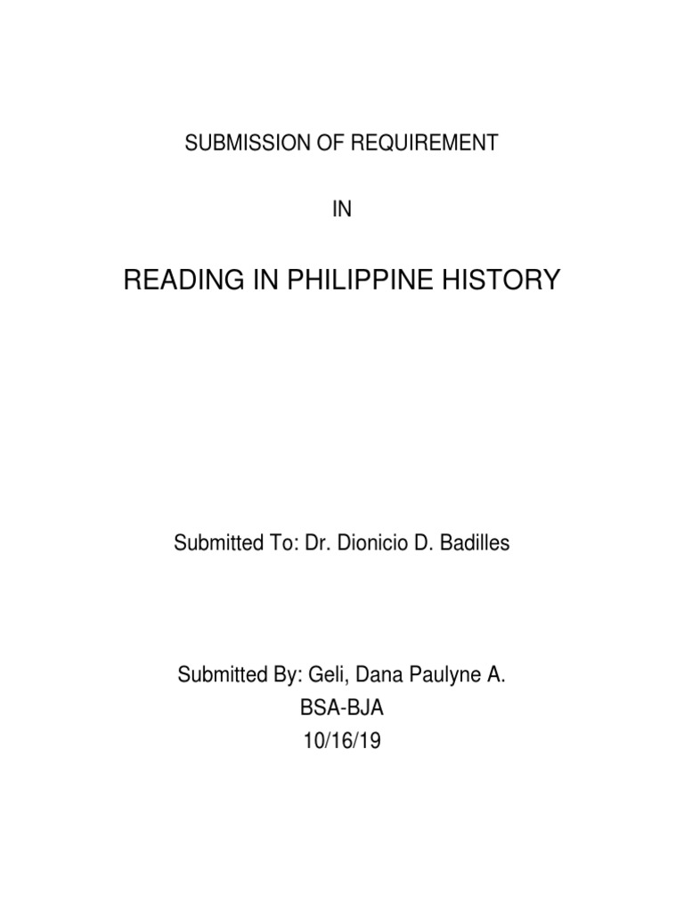 Narrative Report Cavite Tour 2019 | PDF | Philippines