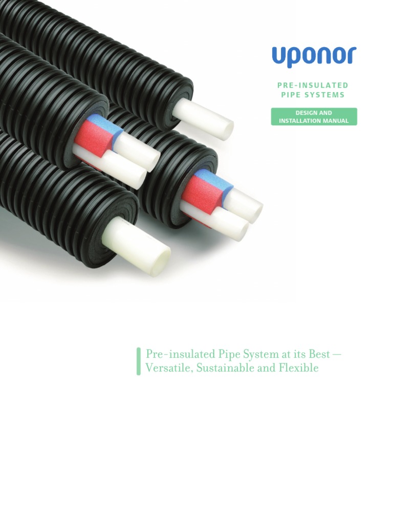 Ecoflex® Pre-Insulated Pipe Manual | PDF | Polyethylene | Thermal Expansion