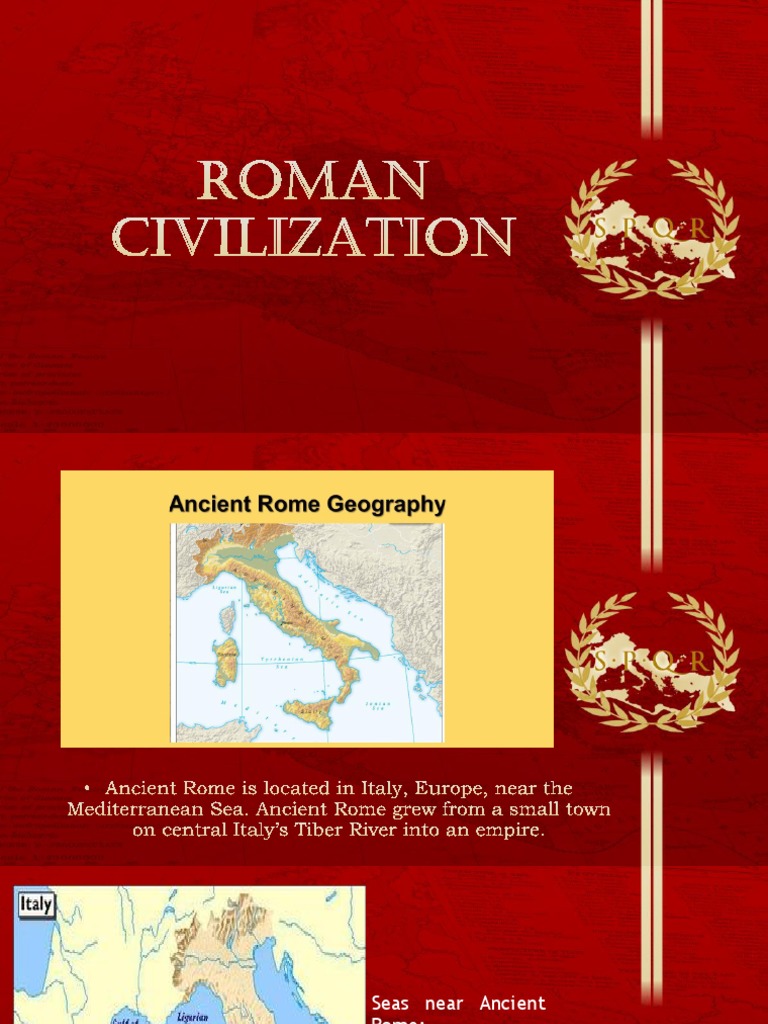 Geography of Ancient Rome's Civilization | PDF | Ancient Rome | Rome