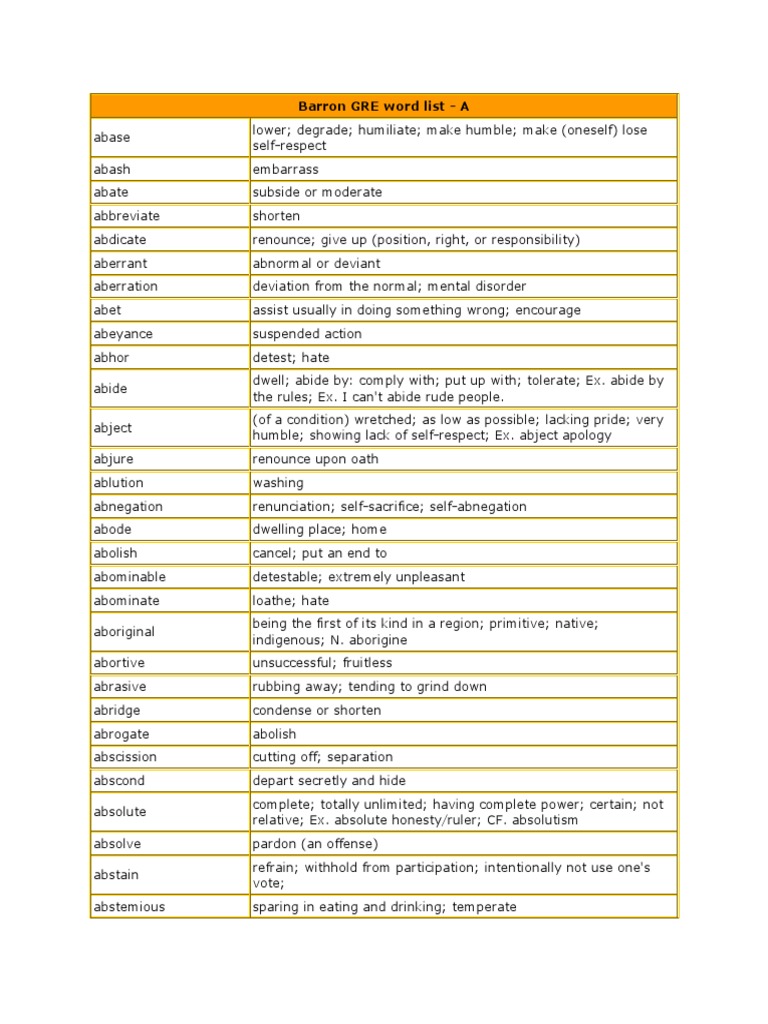GRE Vocabulary for Test Takers | PDF | Amulet | Asceticism