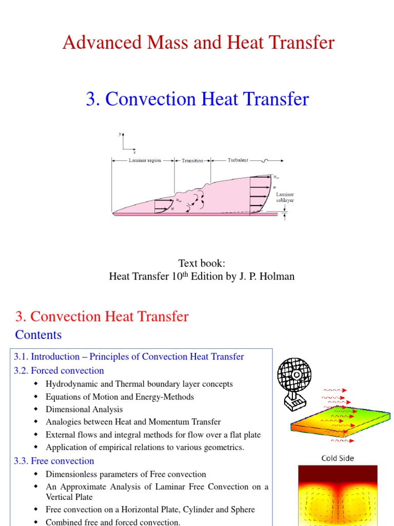 AdHMT 3-4 - Convection HT - Final PDF | PDF | Boundary Layer | Fluid Dynamics