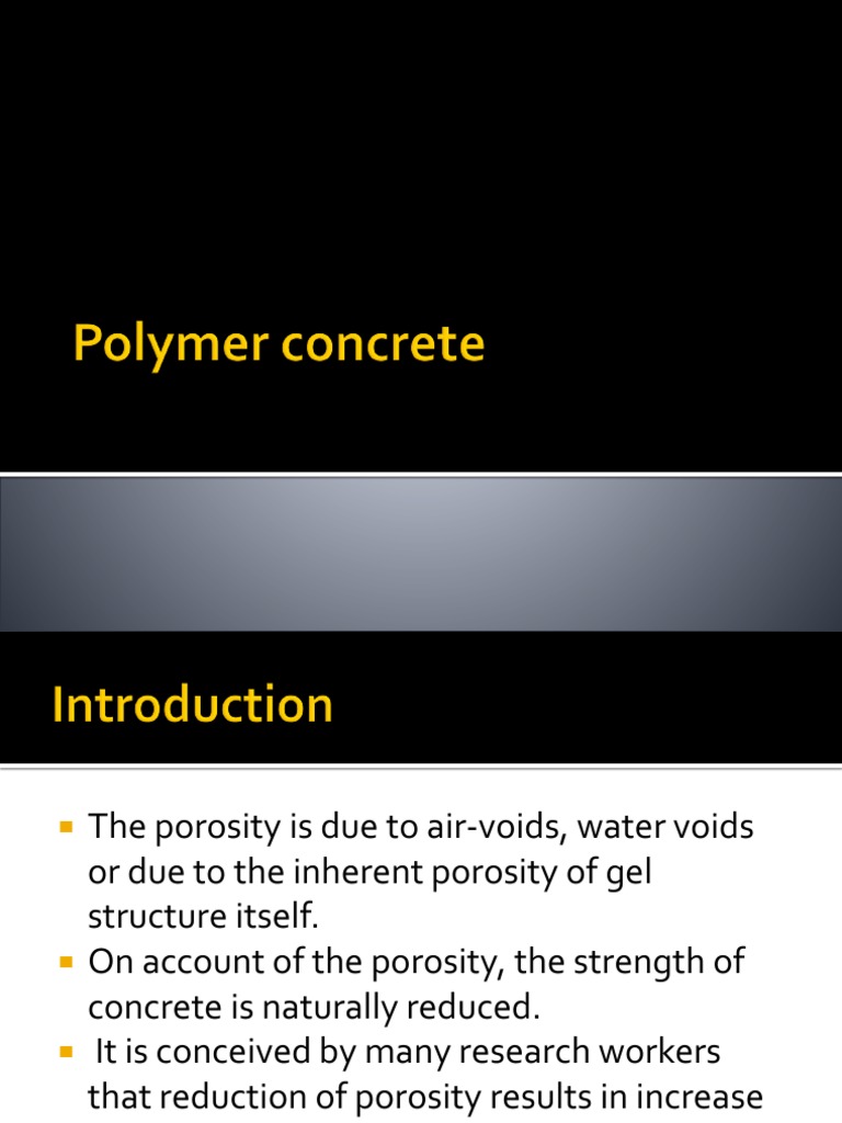 Polymer Concrete | PDF | Strength Of Materials | Concrete