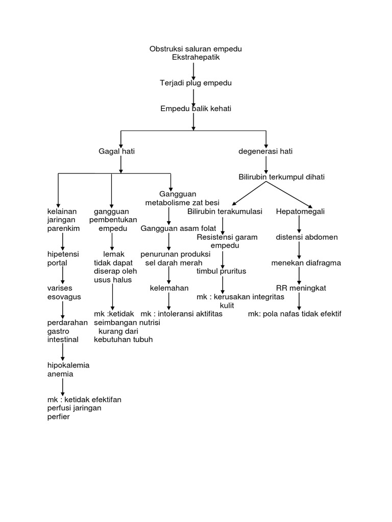 Pathway Obstruksi Saluran Empedu | PDF