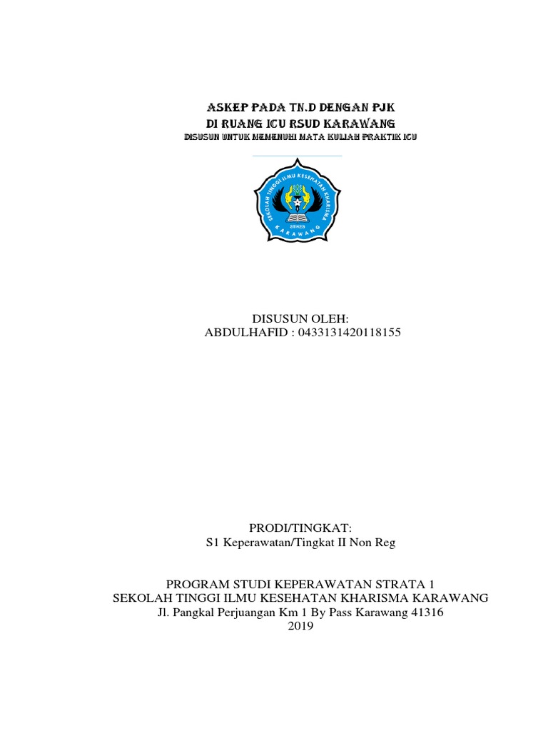 Askep Icu PJK | PDF