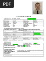 SEAMAN EMPLOYMENT APPLICATION FORM - Blank | PDF | Sailor | Shipping
