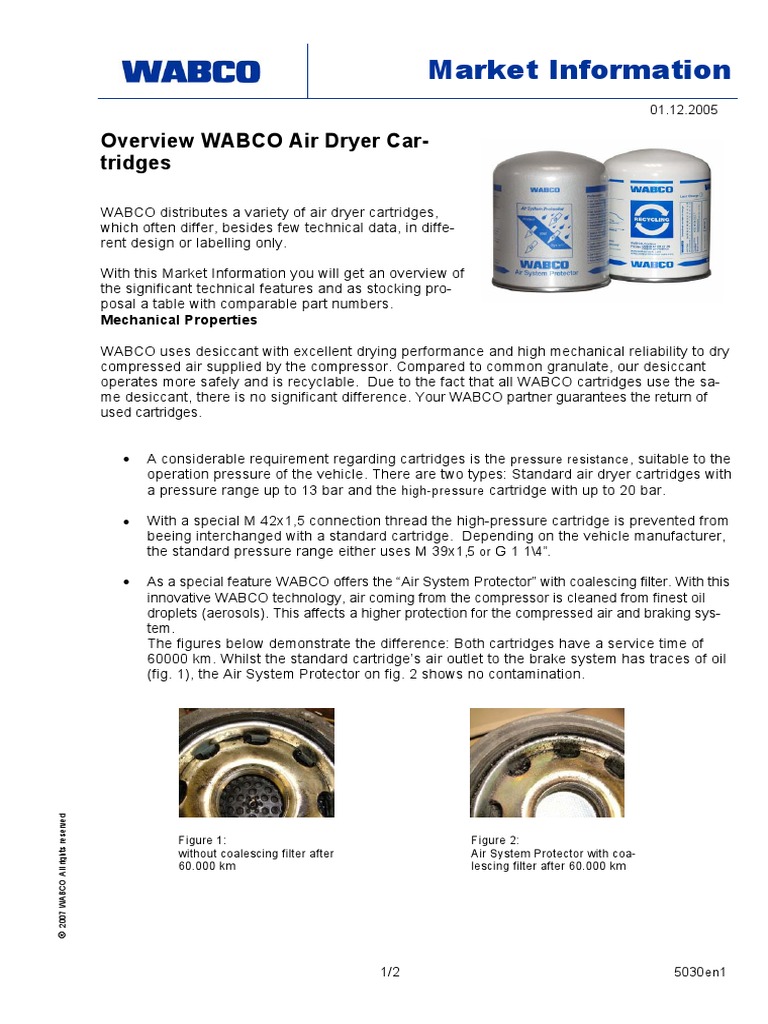 WABCO | PDF | Mechanical Engineering | Manufactured Goods