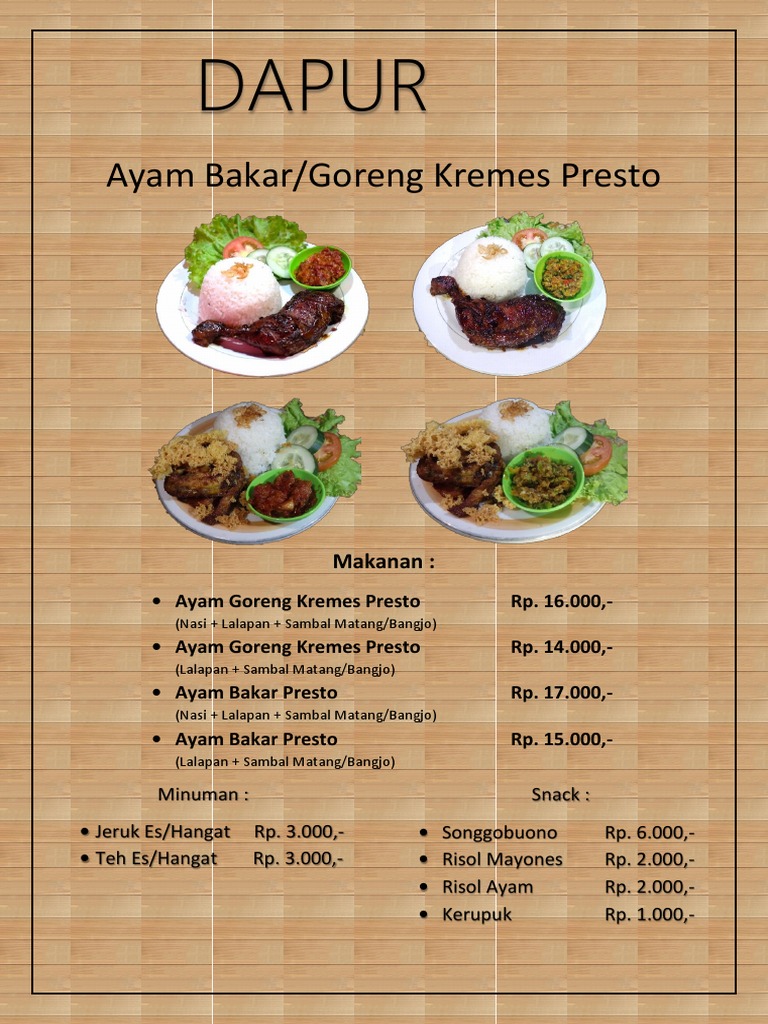 Dapur Alya | PDF