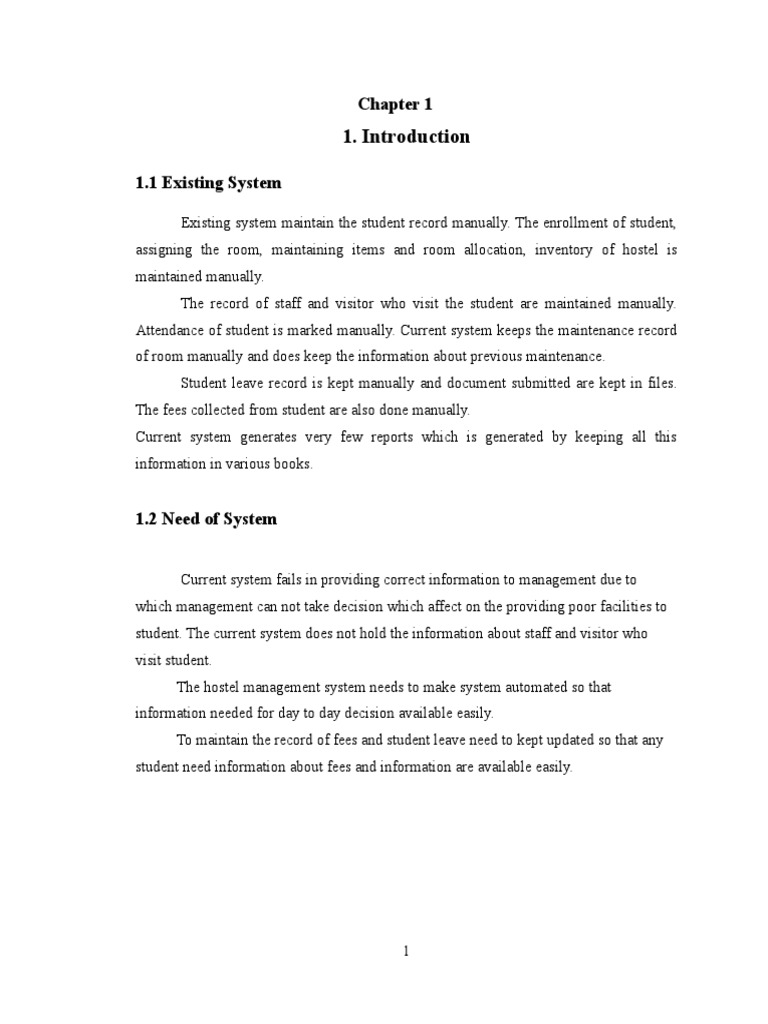 Hostel Mess Administration Report | PDF | Microsoft Sql Server | Databases