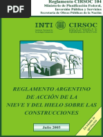 Reglamento Cirsoc 101 2022 Cargas | PDF | Resistencia de materiales | Análisis estructural