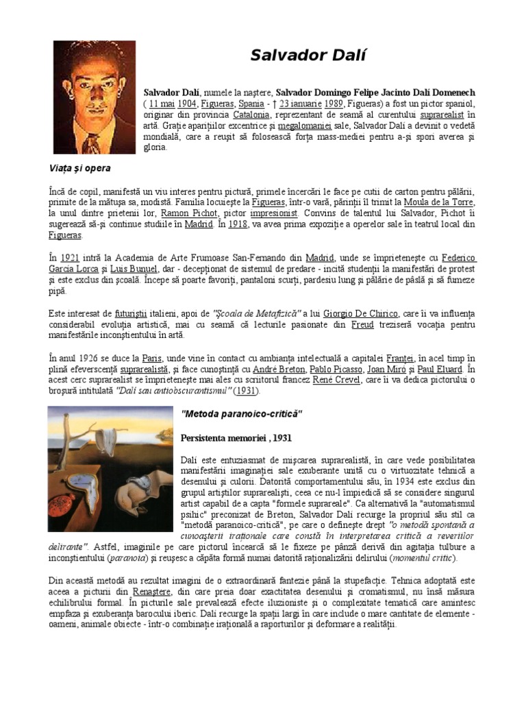 Salvador Dali | PDF