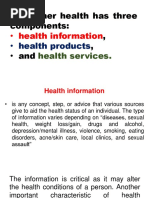 3 Components of Consumer Health | PDF | Health Care | Hospital