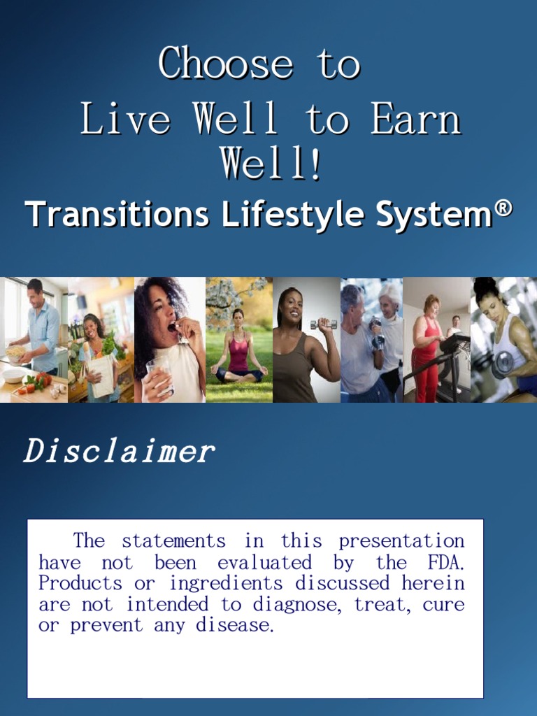 Transitions Overview Jan 2010 | PDF | Low Carbohydrate Diet | Dieting
