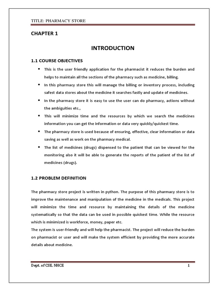 Pharmacy Store Report | PDF | Widget (Gui) | Pharmacy