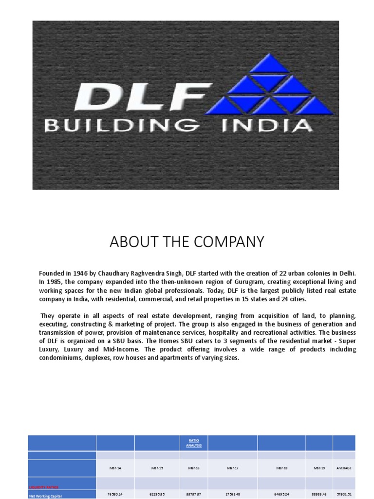 DLF | PDF | Equity (Finance) | Equity Securities
