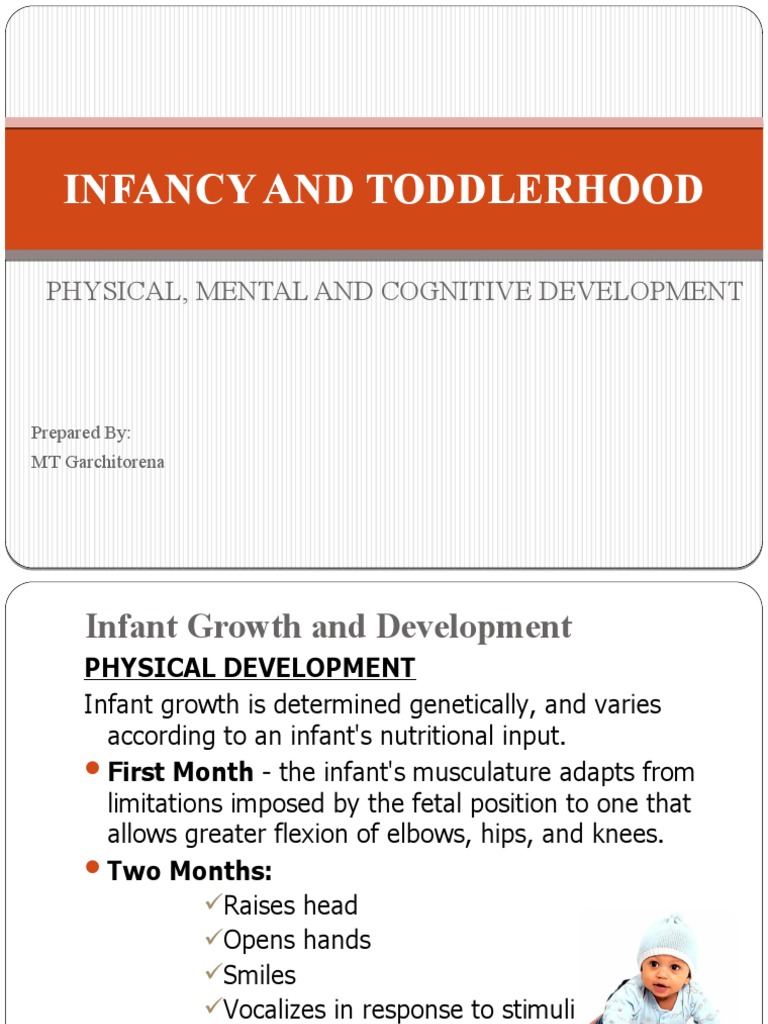 Infancy and Toddlerhood: Physical, Mental and Cognitive Development ...