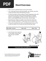 Shoulder Wand Exercises: For More Information, Visit (Physical Therapy ...