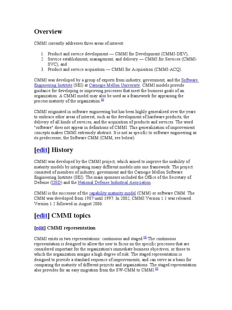 Cmmi 2 | PDF | Product Development | Software Development