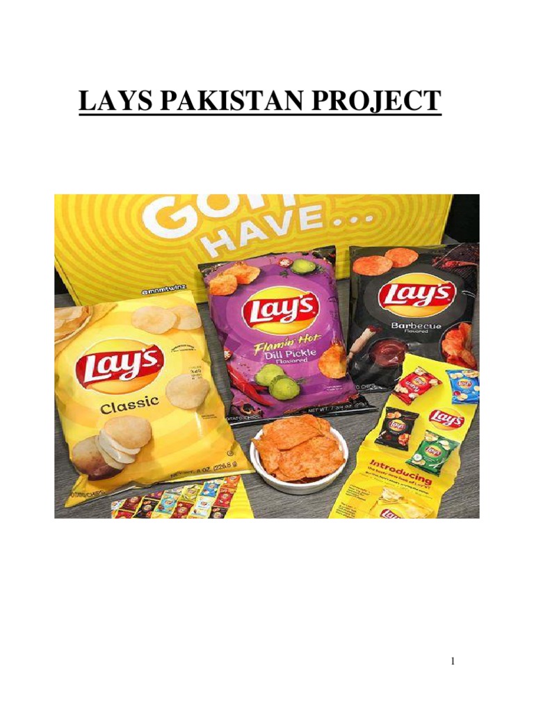 Lays Pakistan PDF | PDF | Pepsi Co | Business