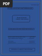 Moot Court Memorial Format | PDF | Case Law | Supreme Court Case Law