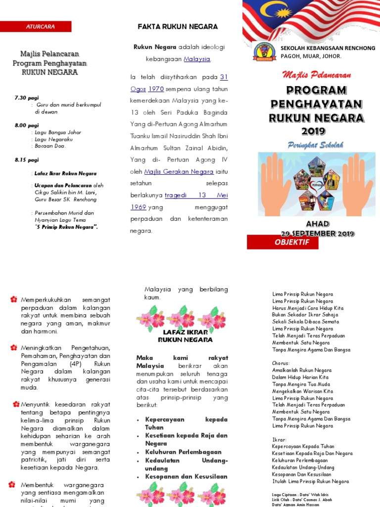 Rukun Negara - 2019 | PDF