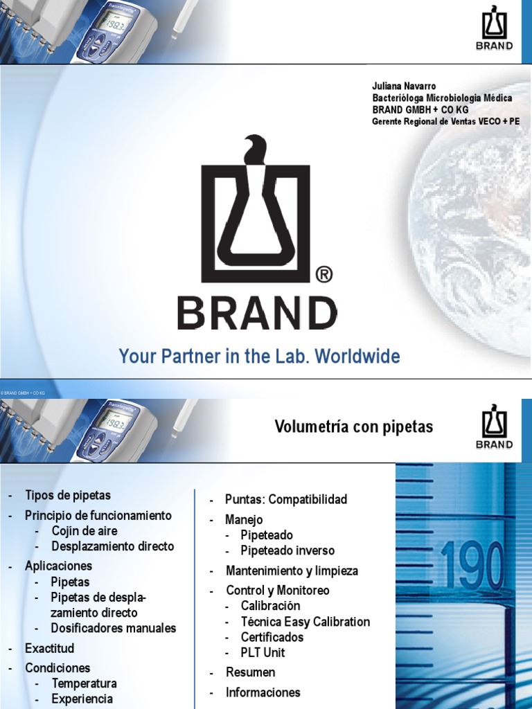 Pipetas Desplazamiento - PLT Unit | PDF | Calibración | Líquidos