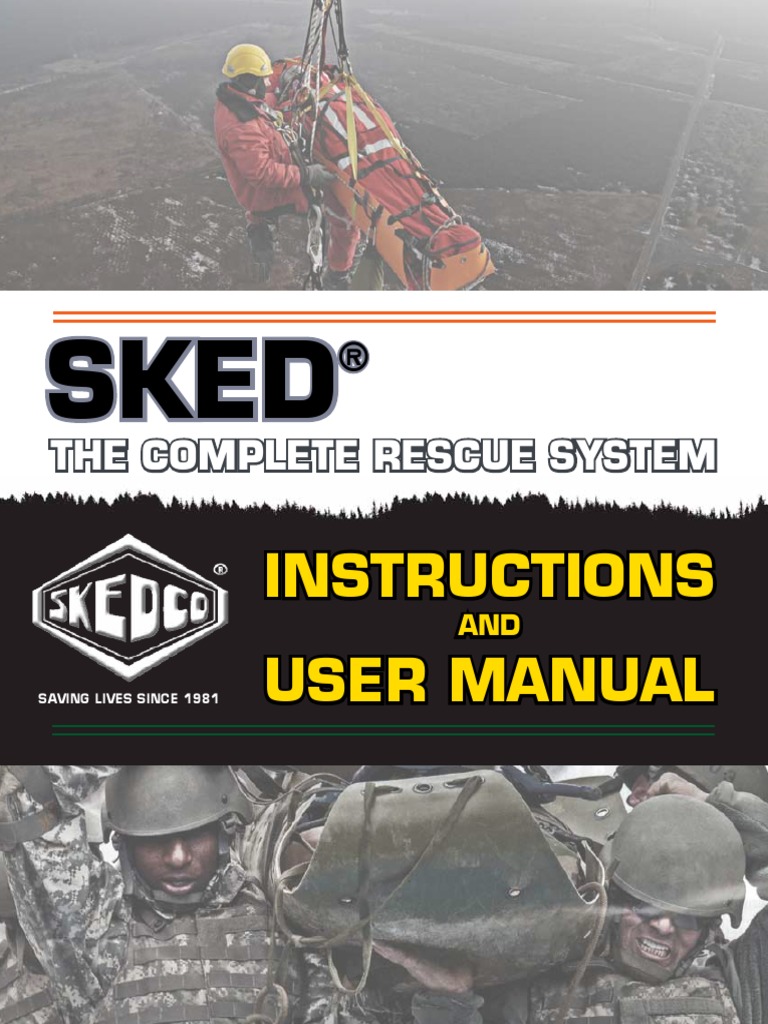 SKEDCO Sked Manual EC 2016 05 31 v1 | PDF | Knot | Rope