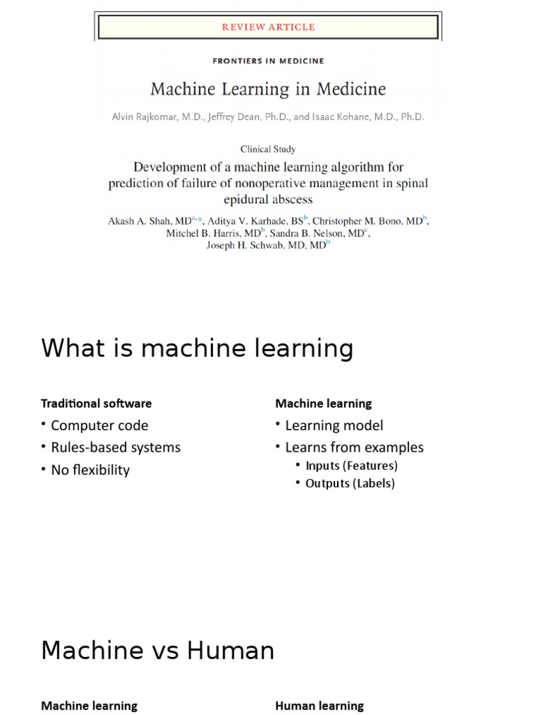 Machine Learning | PDF | Machine Learning | Therapy