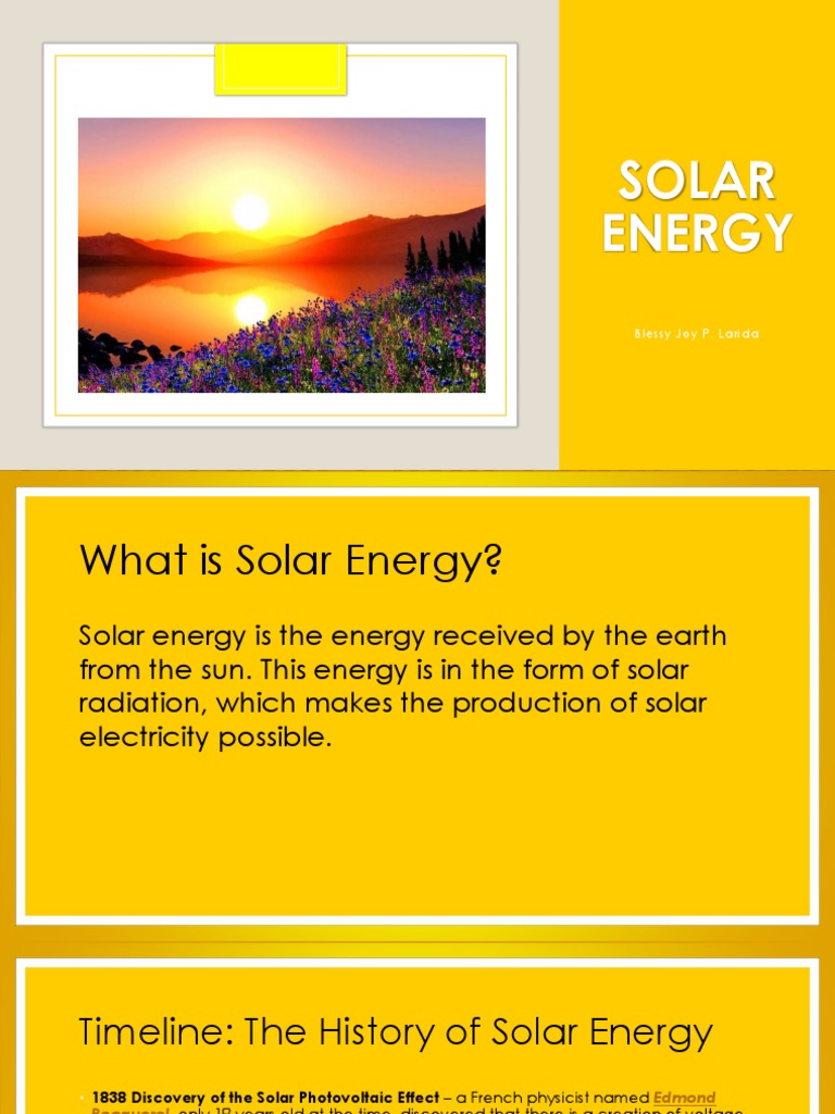 Solar Energy | PDF | Solar Power | Solar Energy