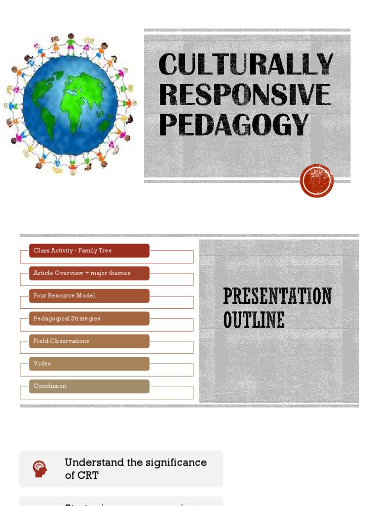 Culturally Responsive Pedagogy Pedagogy Literacy