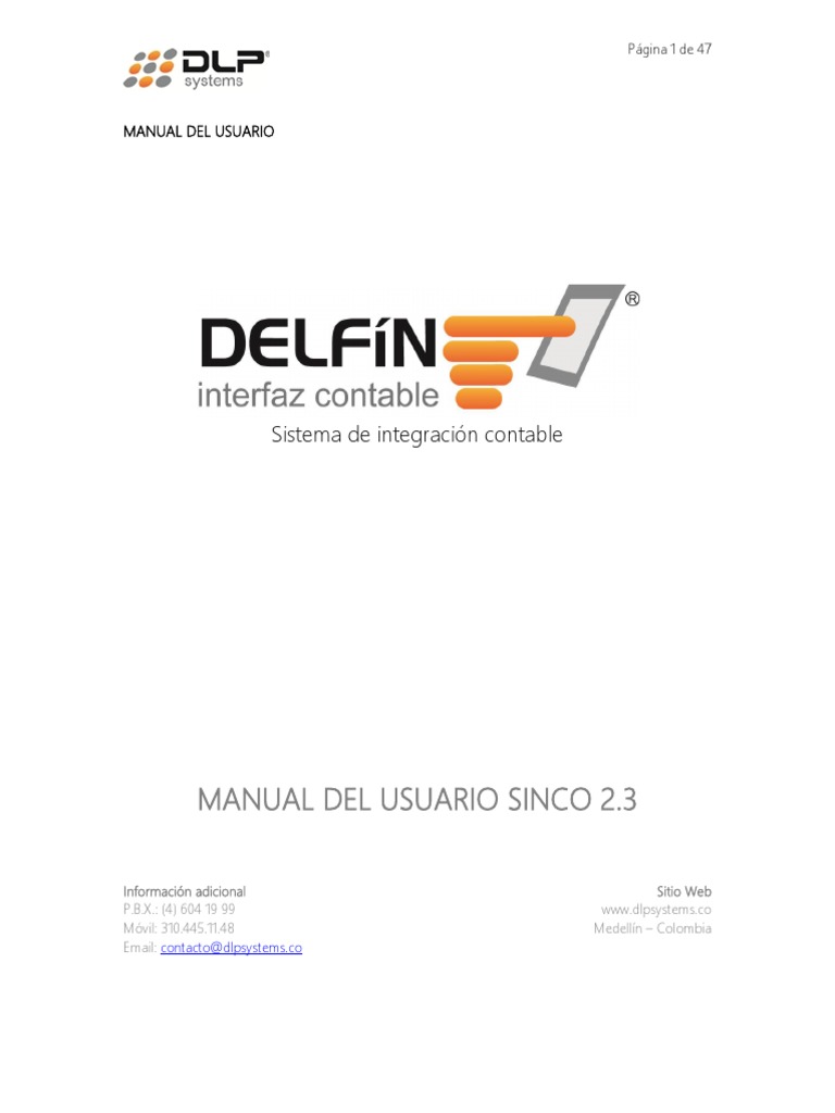 Sinco Software Manual Usuario PDF | PDF | Contabilidad | Programa de ...