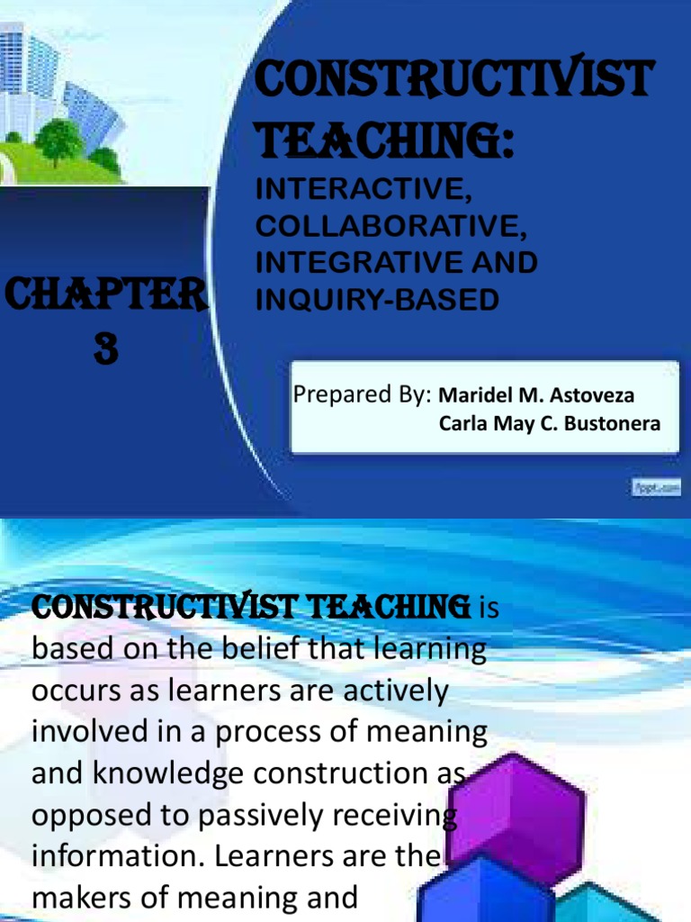 Chapter 3 - Contructivist Teaching | PDF | Inquiry Based Learning ...